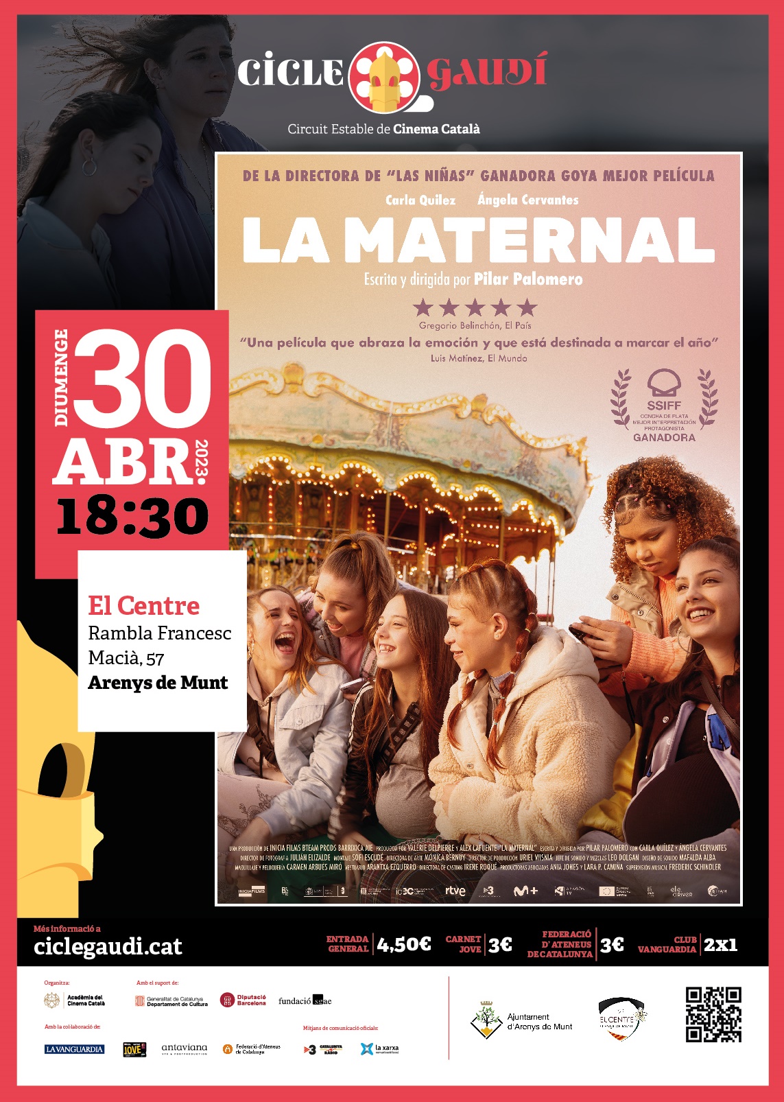 Ajuntament d'Arenys de Munt/Cinema Cicle Gaudí: La maternal